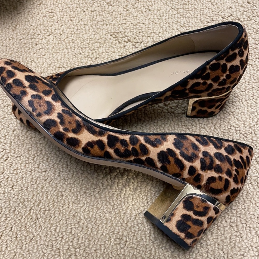 Cheetah Low Block Heels - Gem